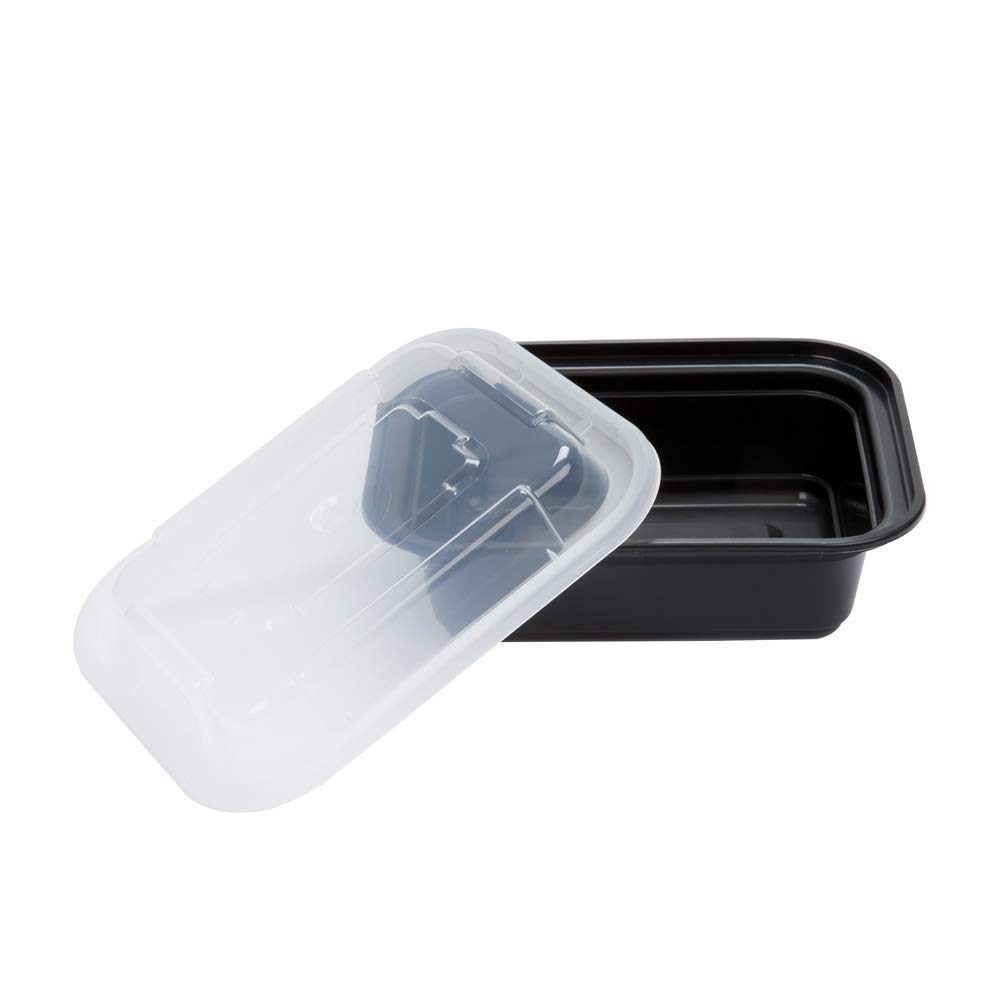 Newspring Pactiv [20 Sets] Meal Prep Containers with Lids, Food Storage, Take Out, Lunch Box, Portion Control, Microwave/Dishwasher/Freezer Safe, BPA Free, Factory Sealed, Made in USA (12 OZ - Small)
