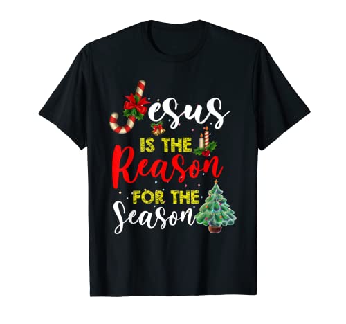 Christian Jesus The Reason Christmas Stocking Stuffer Gifts T-Shirt