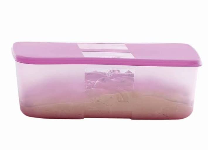Tupperware Freezer Mate 2-Pack Rectangular Lidded Box, 1L, Clear, BPA Free, Freezer Safe, Leak Proof, Minimalist Style
