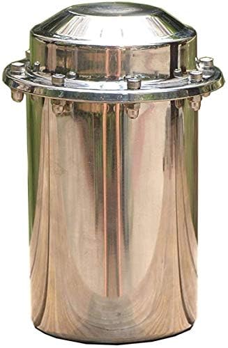 RISEDC Time Capsule Container Waterproof Stainless Steel Lock Future Graduation Gift Storage Goods 20cm/7.9inch