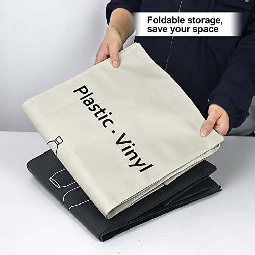 JIALAI HOME 2 Pack Separate Recycling Waste Bin Bags, Recycle Bins for Kitchen Home - 28 Gallon Trash Bin, Recyclable Waste Trash Sorting Organizer, Durable, Washable, Affordable Recycle Bags