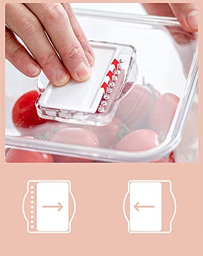 SANNO Stackable Fridge Food Storage Containers Freezer Egg Holder Vegetable Fruit Containers Fridge Containers,Freezer Produce Saver