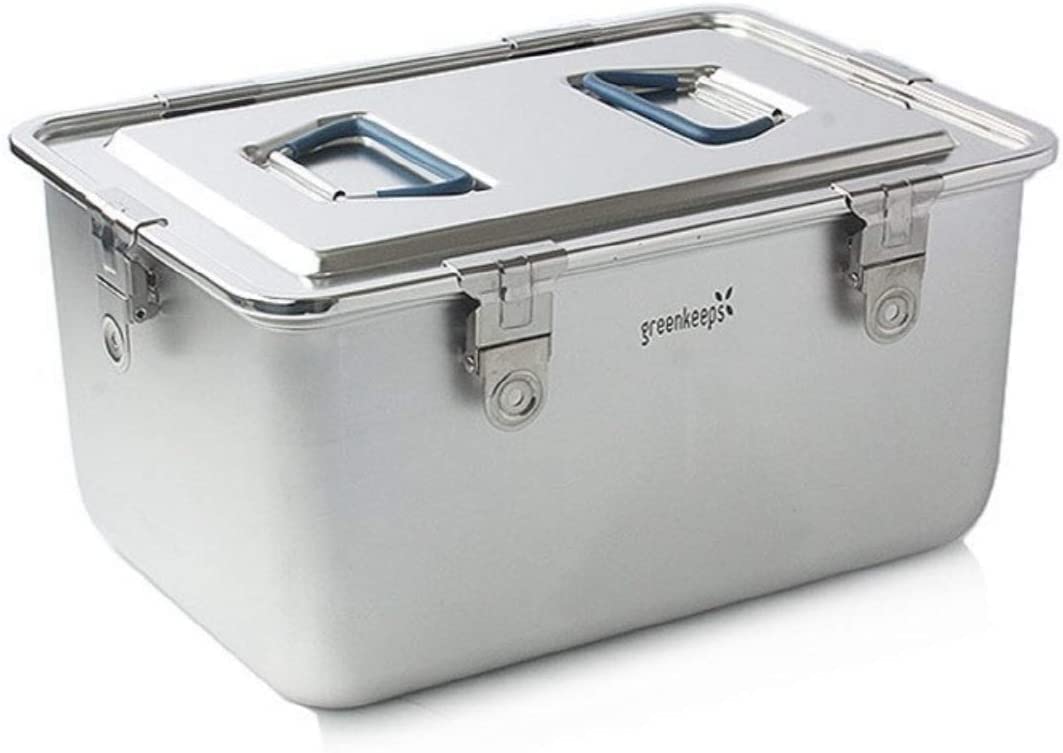 Greenkeeps All Stainless Steel Storage Airtight Food Container with Lid (11.5L (389 Oz))