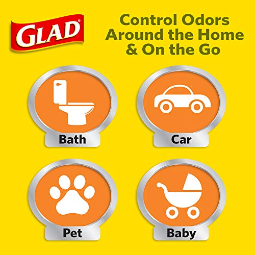 Glad Small Trash Bags - 4 Gallon White Trash Bag - 30 Count