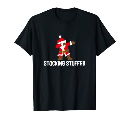Christmas Dabbing Santa T-Shirt_ Stocking Stuffer Gift T-Shirt
