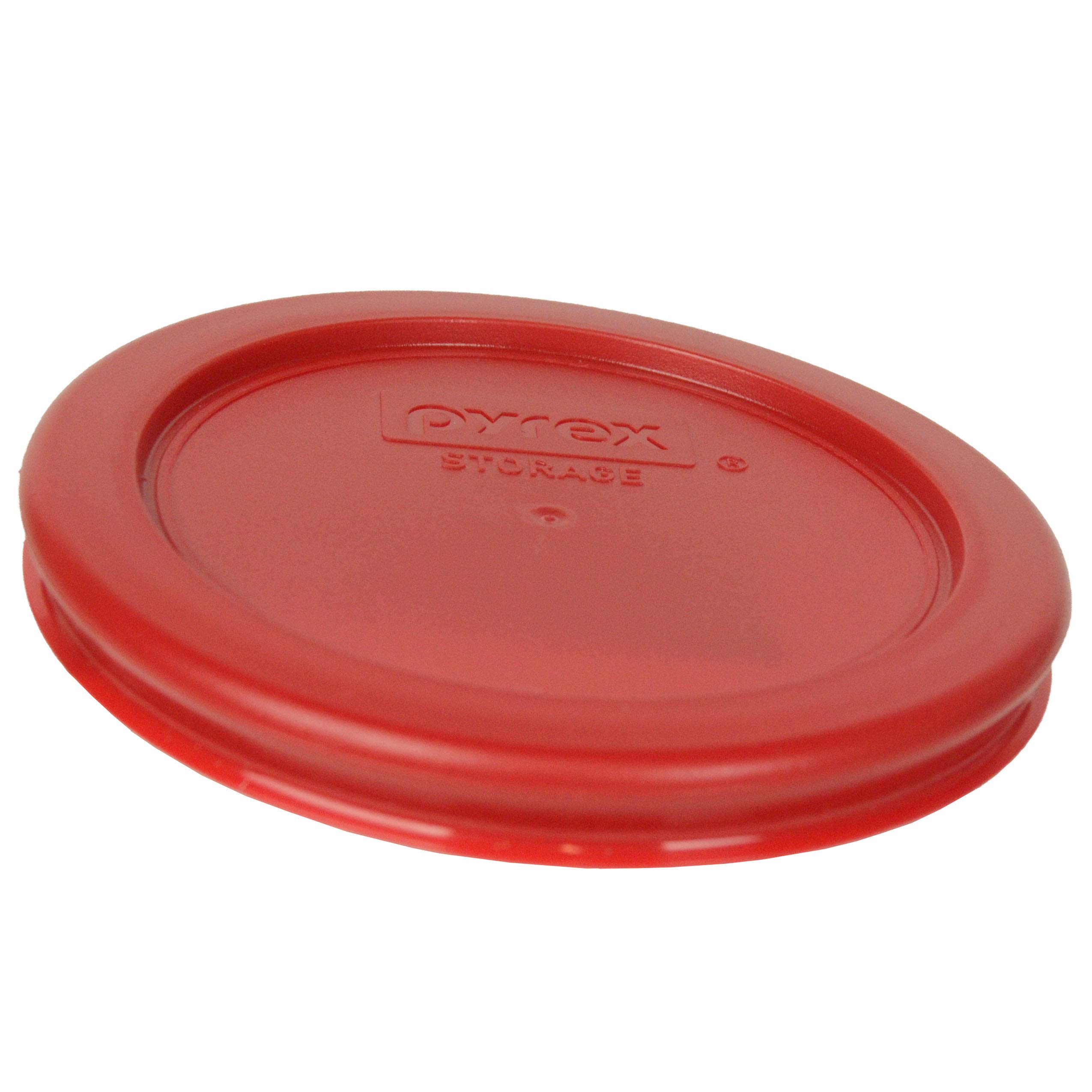 Pyrex (1 7202 Glass Bowl & (1) 7202-PC Poppy Red Lid Made in the USA