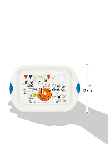 Skater SET921 Snoopy Peanuts Food Container & Hot Towel Gift Set, Made in Japan