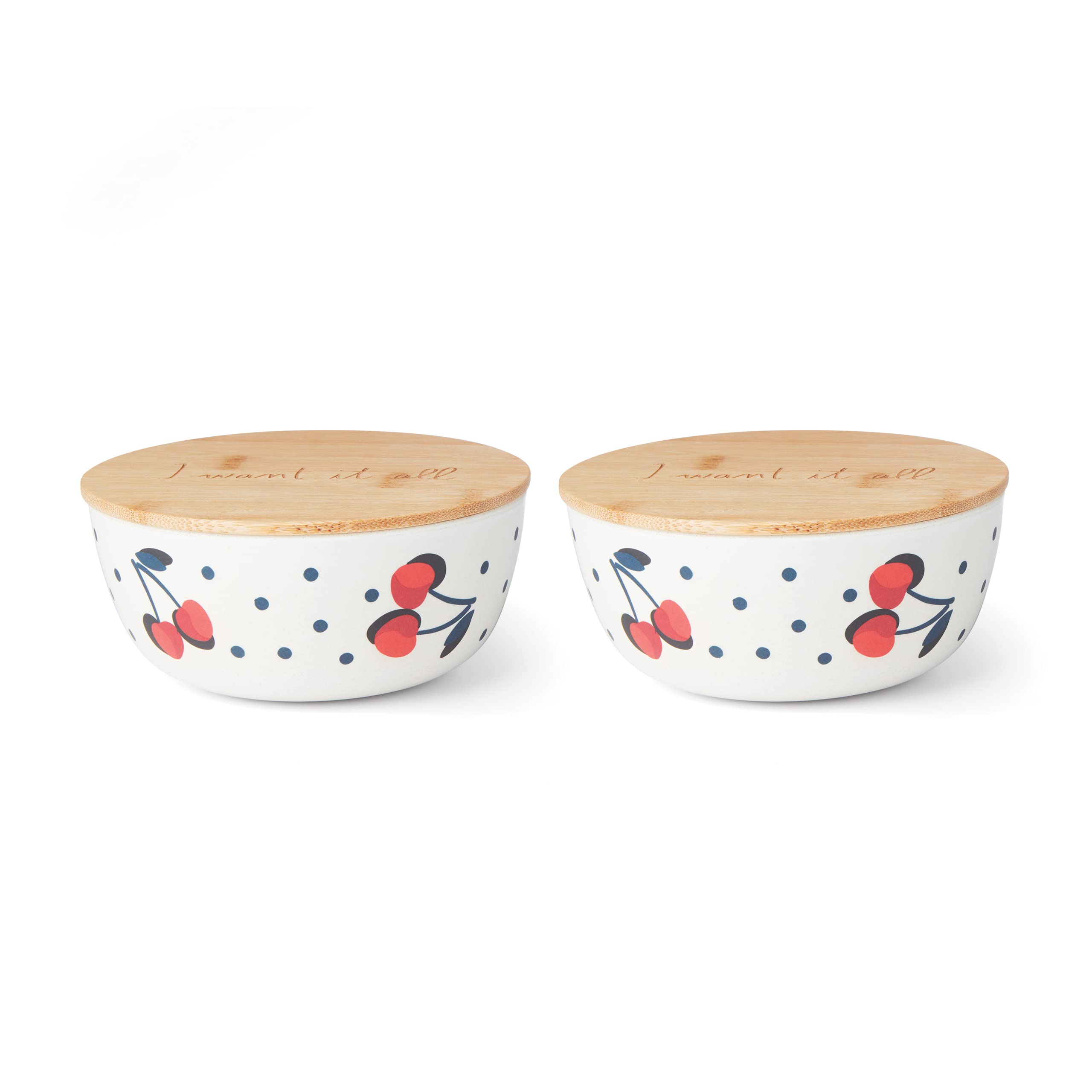 KATE SPADE Ks Vintage Cherry Dot Bowl, 1.08, Red