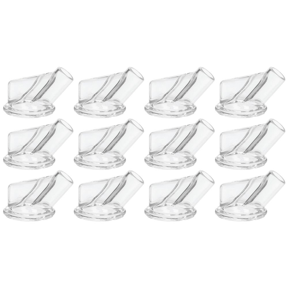 Carlisle FoodService Products Stor N' Pour Bottle Spouts Pour Spouts for Bar, Kitchen, and Restaurants, Plastic, 1.25 x 1.5 Inches, Clear, (Pack of 12)