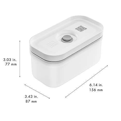 ZWILLING Fresh & Save Small Lunch Box, Airtight Food Storage Container, Meal Prep Container, BPA-Free, Semi-transparent