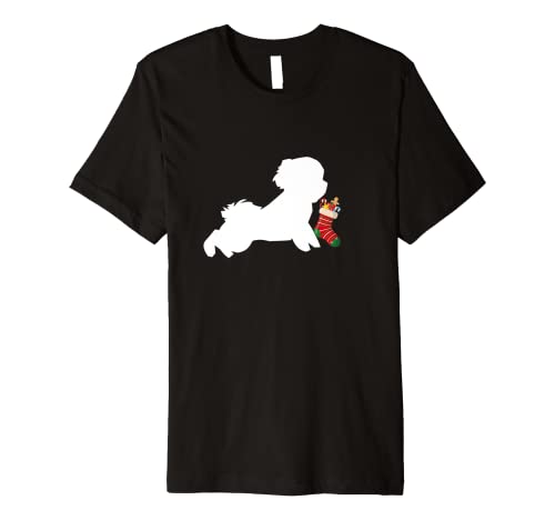 Bichon Frise Christmas Stocking Stuffer Dog Premium T-Shirt