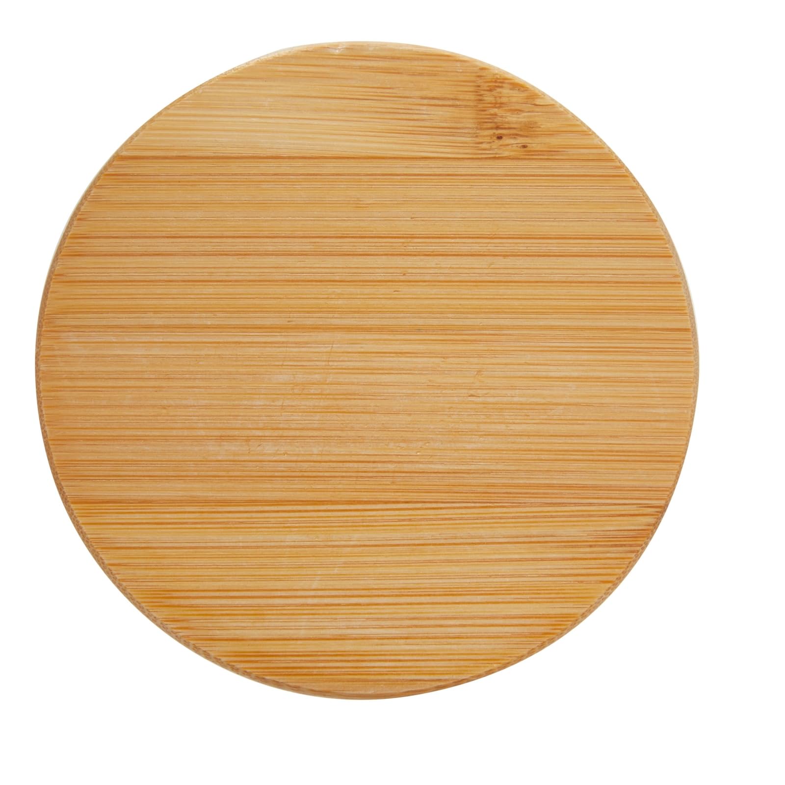 Juvale 6 Piece Set of Bamboo Storage Containers with Lids for Pasta, Cookies, Nuts, 15 oz and 24 oz Glass Jars for Kitchen Pantry (2 Sizes)