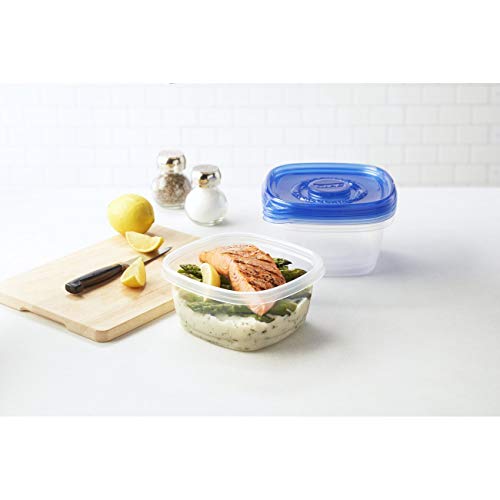 Glad Food Storage Containers - Tall Entrée Container - 42 Ounce - 3 Containers