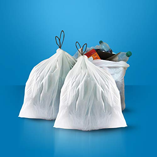 AmazonCommercial 18 Gallon Trash Compactor Bags /w Drawstrings - 2 MIL - 50 Count