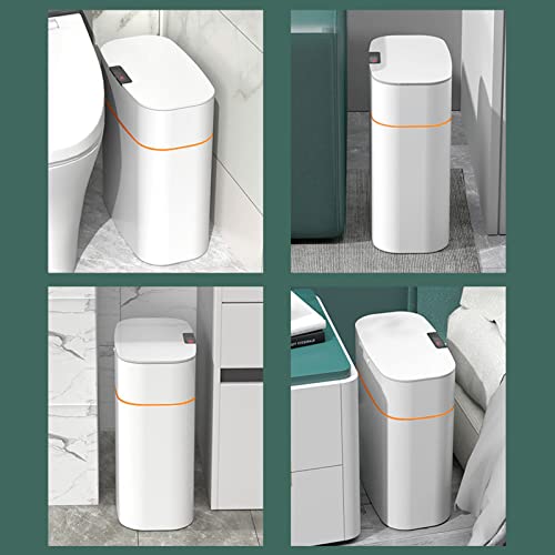 plplaaobo Smart Trash Can, Multipurpose Intelligent Garbage Can, IPX5 Life Waterproof 3 Modes Automatic Motion Sensor Waste Bin for Home Kitchen Beauty Salon Bathroom