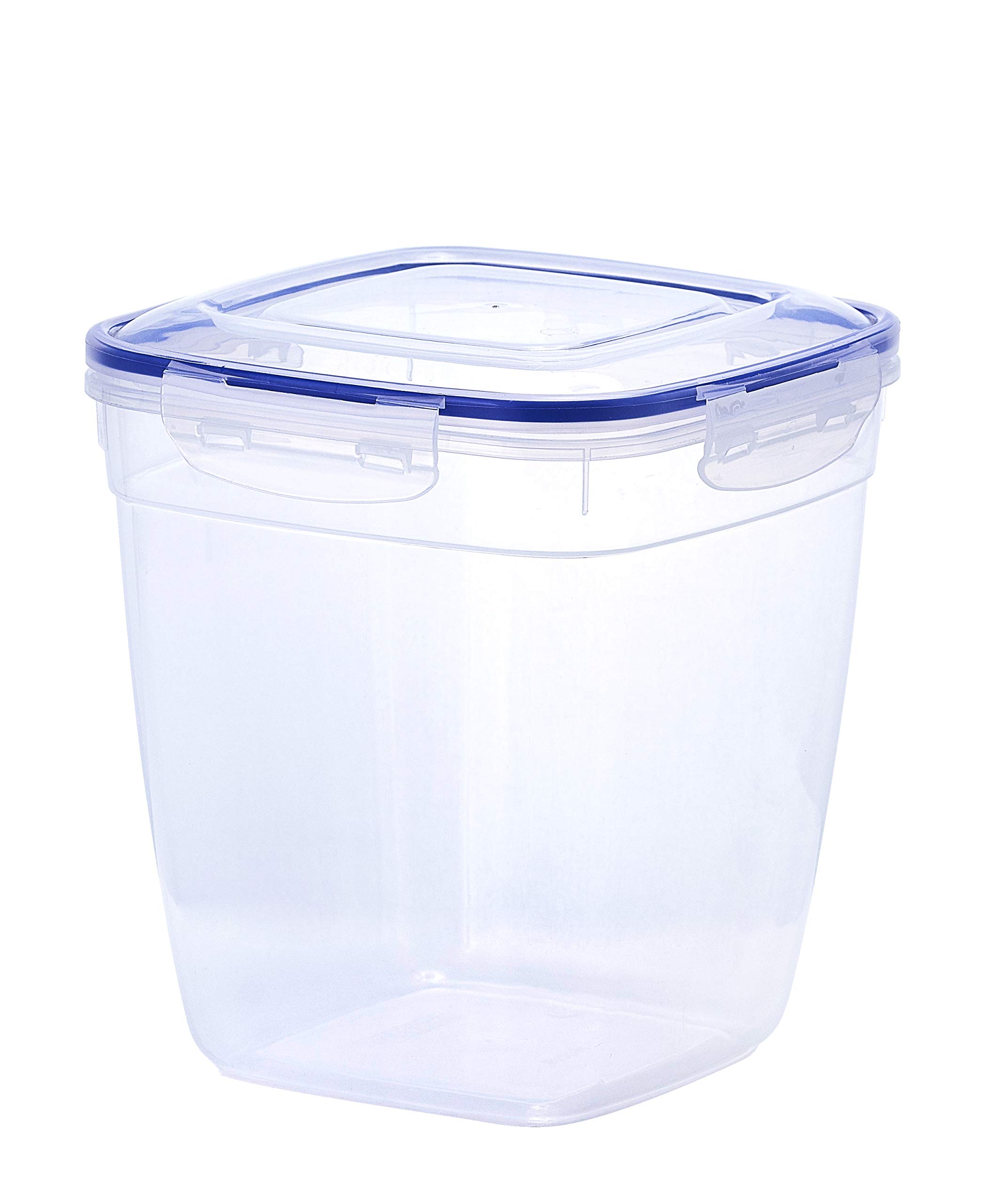 Superio Plastic Food Storage Containers with airtight Lid for Pantry, Fridge- BPA Free, Leakproof Sealed Container- Microwave, Dishwasher and Freezer Safe, Clear (20 Cup)