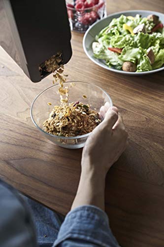 Yamazaki Home Tower Airtight Dry Food Storage Container With Sliding Lid | Kitchen & Pantry Organization | Cereal, Grains, Pasta, And Flour - Abs Plastic - 9.5 Cups, 2.3 Liters