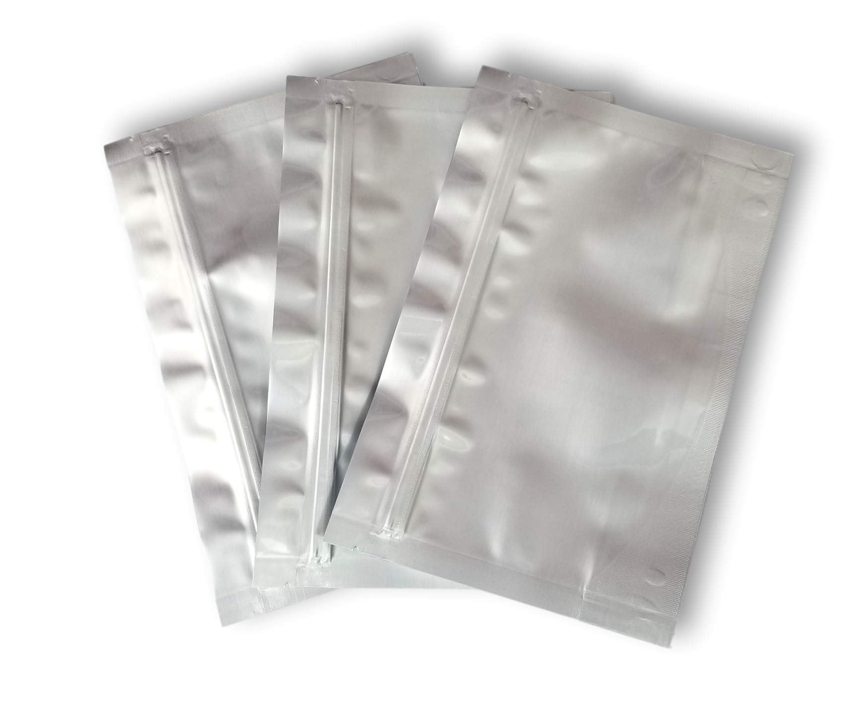 7 Mil (Per Side) Mylar Bag 9"x6"x3" 6 layer MRE-Style - Genuine Single Color Aluminum Foil-Lined Bag for Freeze Drying, Grain, Baking, Storage Container (50) (9"x6"x3") (50)