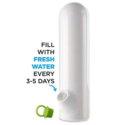 DKaony Herb Savor Pod Herb Keeper, Vanilla Keep-Fresh Cup Vegetable Preservation Bottle Kitchen Storage Cup, Herb Storage Container for Cilantro Mint Parsley Asparagus