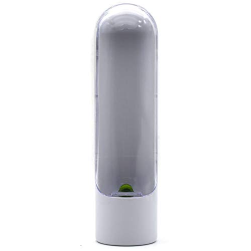 DKaony Herb Savor Pod Herb Keeper, Vanilla Keep-Fresh Cup Vegetable Preservation Bottle Kitchen Storage Cup, Herb Storage Container for Cilantro Mint Parsley Asparagus