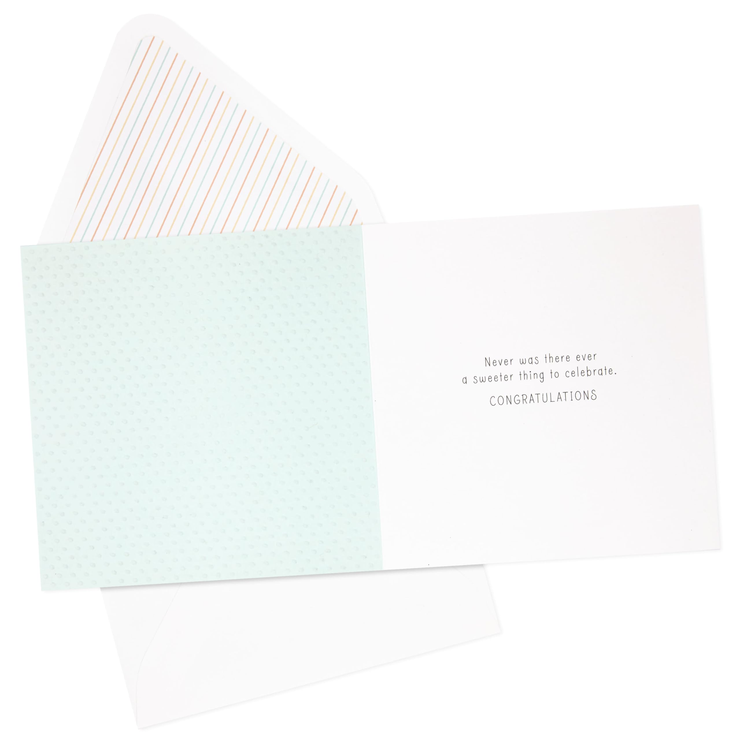 Hallmark Signature New Baby Greeting Card, Winnie the Pooh and Piglet
