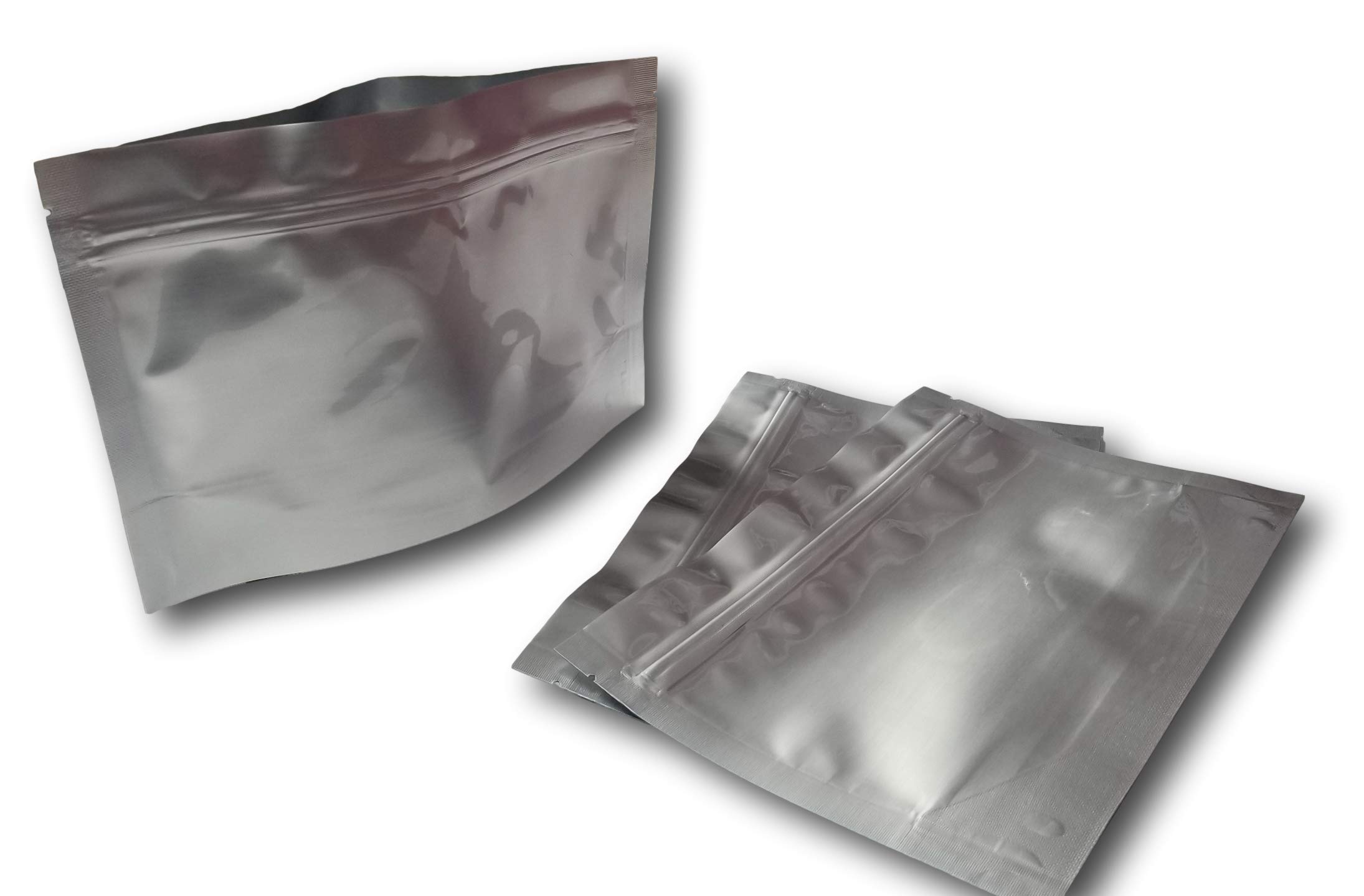 7 Mil (Per Side) Mylar Bag 9"x6"x3" 6 layer MRE-Style - Genuine Single Color Aluminum Foil-Lined Bag for Freeze Drying, Grain, Baking, Storage Container (50) (9"x6"x3") (50)