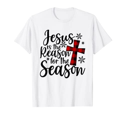 Funny Christian Jesus The Reason Christmas Stocking Stuffer T-Shirt
