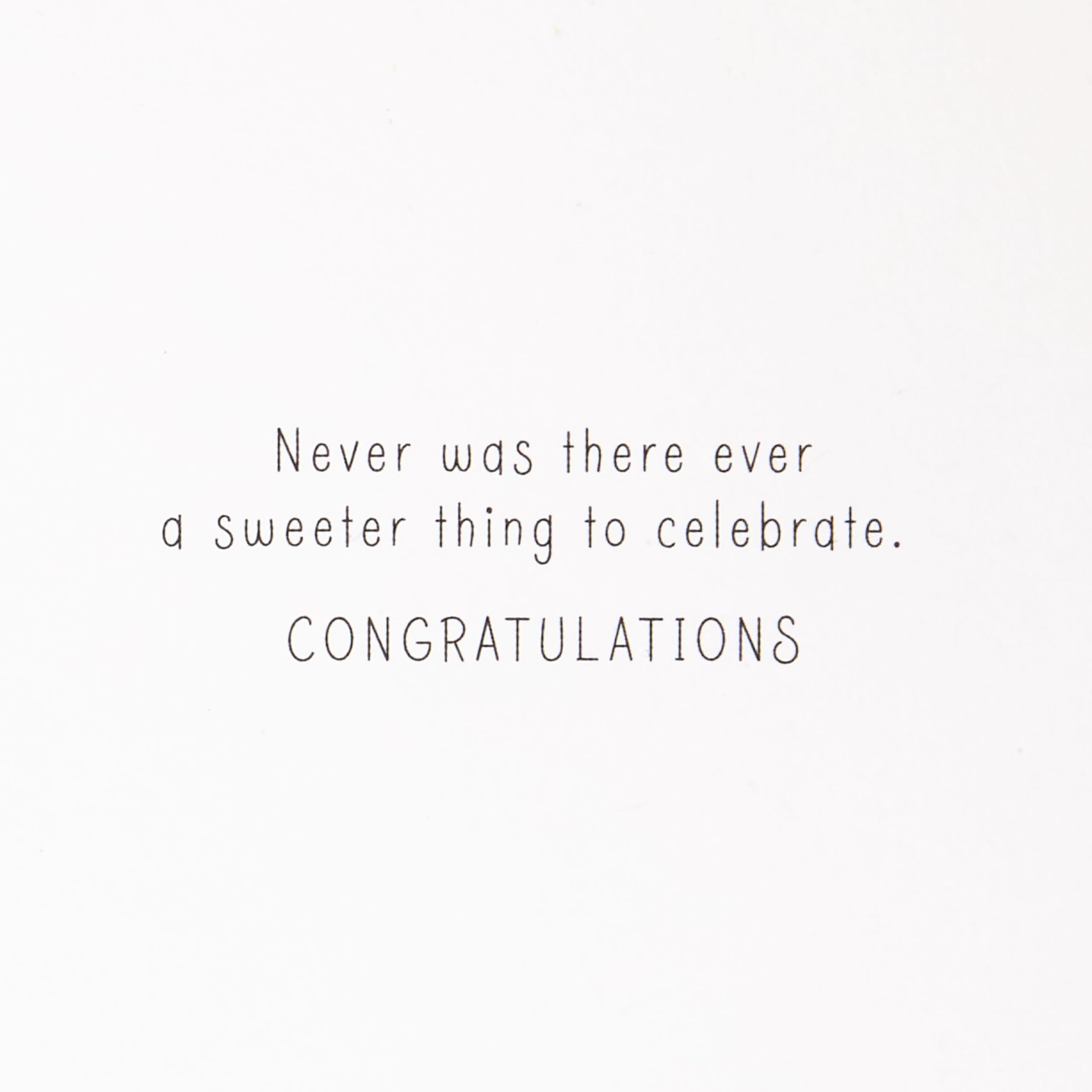 Hallmark Signature New Baby Greeting Card, Winnie the Pooh and Piglet