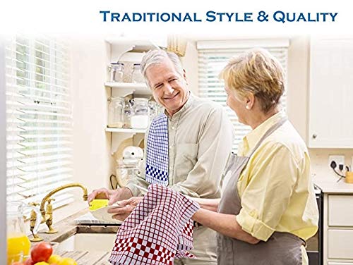 SIMPLI-MAGIC 79328 Kitchen Dish Towels ,Size: 16" x 27", 6 Pack