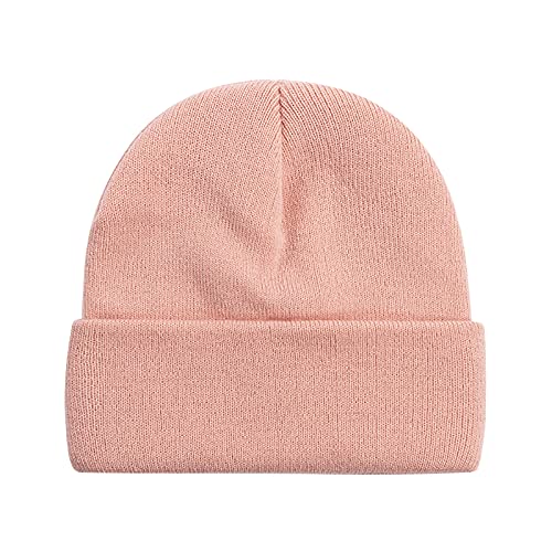 Light Up Christmas Pink Knit Hats Fleece Hat Hat Kitted Stocking Stuffers for Adults Warm Fleece Knit Cuff Watch Cap Skull Gifts for Uncles Who Have Everything Adult Novelty Gifts