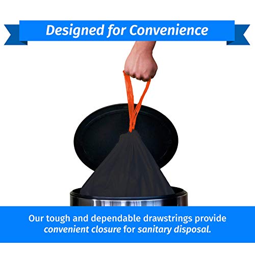 Reli. 33 Gallon Trash Bags Drawstring | 150 Count | Black | 33 Gallon Garbage Bags Heavy Duty | Large 33 Gal
