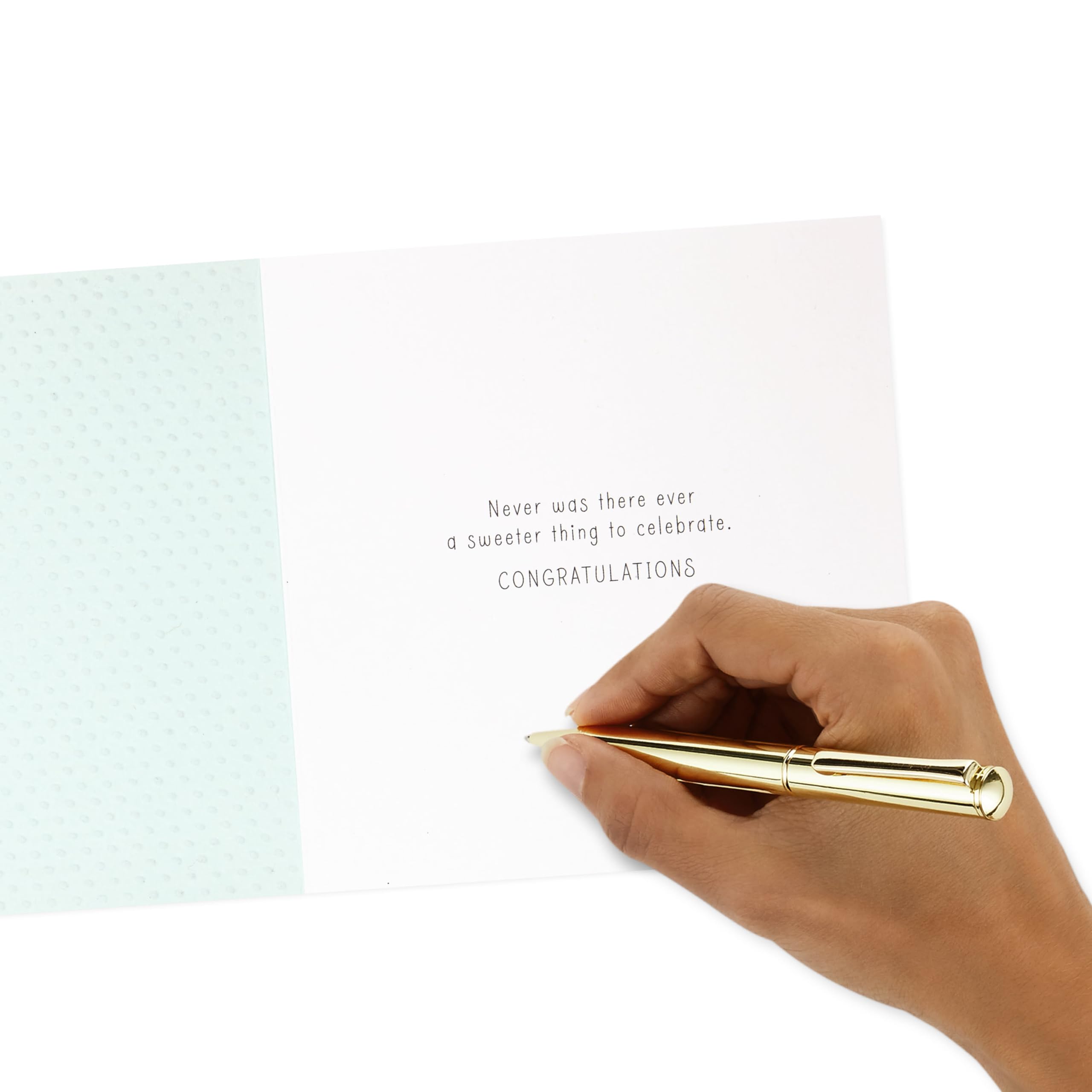 Hallmark Signature New Baby Greeting Card, Winnie the Pooh and Piglet