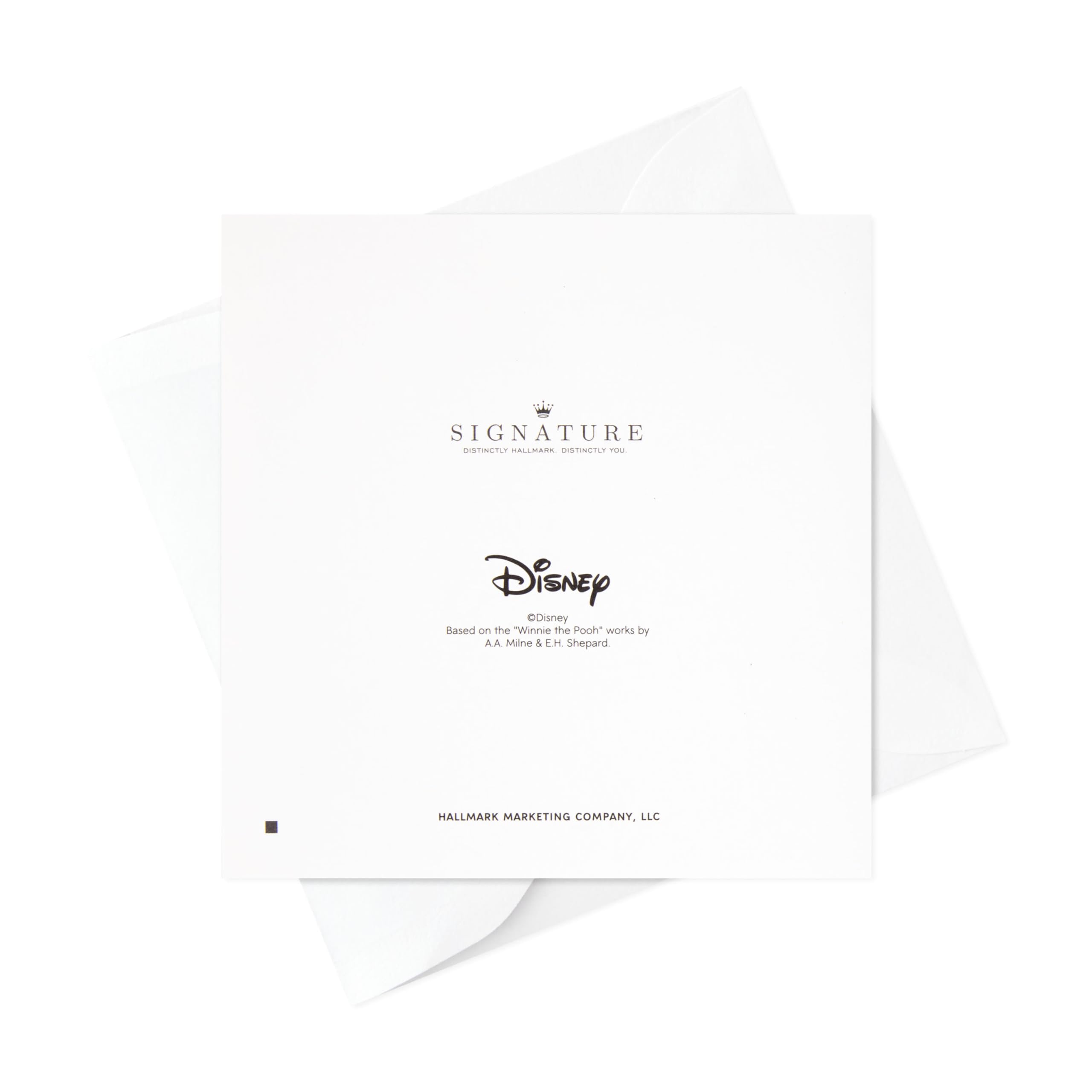 Hallmark Signature New Baby Greeting Card, Winnie the Pooh and Piglet