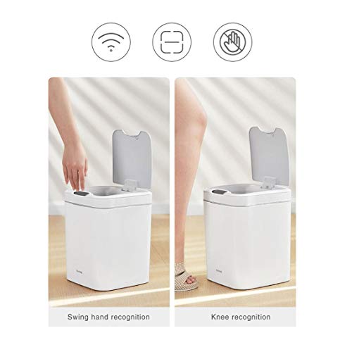 WENLII Smart Trash Can Automatic Induction Classification Recycling Trash Bin in The Kitchen Living Room Toilet Garbage Can