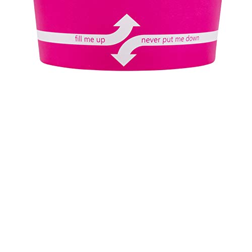 Karat [6oz - 1000 ct] Paper Ice Cream Cups for Hot/ Cold Food - Ideal for Ice Cream, Gelato, Yogurt and Snacks - Pink