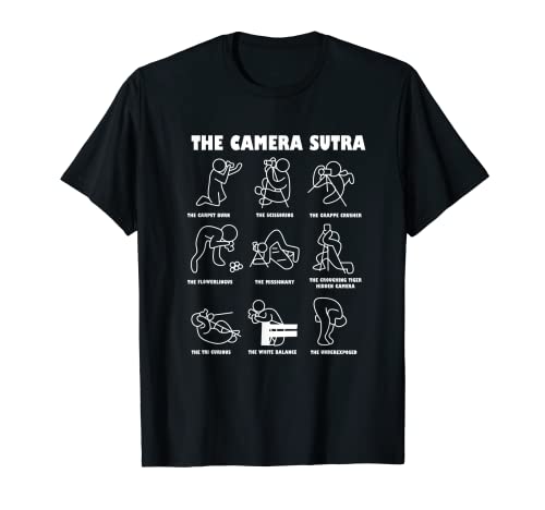 The Camera Sutra Kamasutra Photographer Cameraman T-Shirt