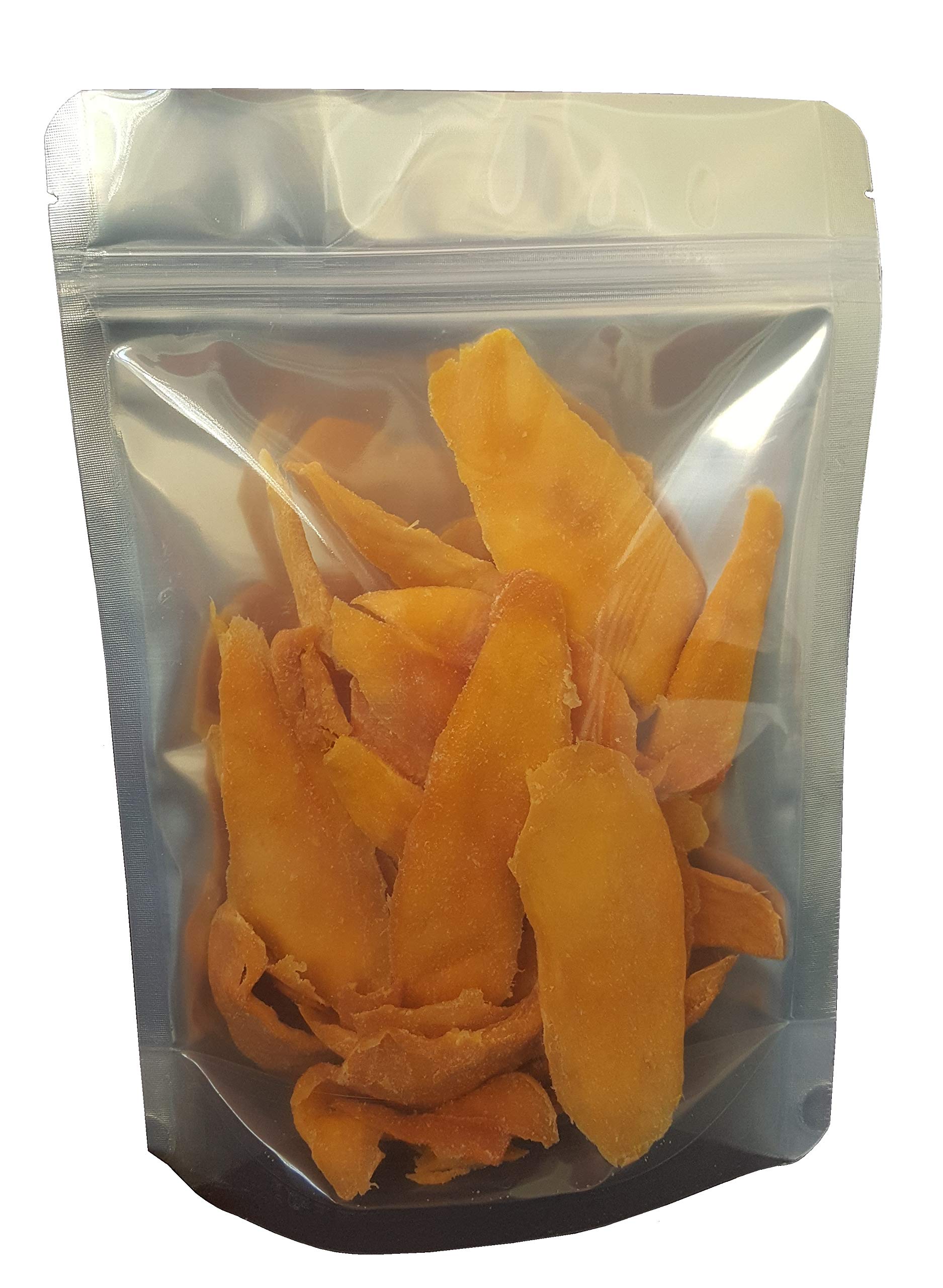 Pleasant Grove Farm 7 Mil Clear Front Mylar Bags Stand Up Gusseted Pouch in Multiple Sizes (50, 1 QUART 7 x 10 inch)
