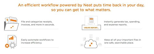 NeatReceipts Mobile Document Scanner and Digital Filing System for PC and Mac (Renewed)