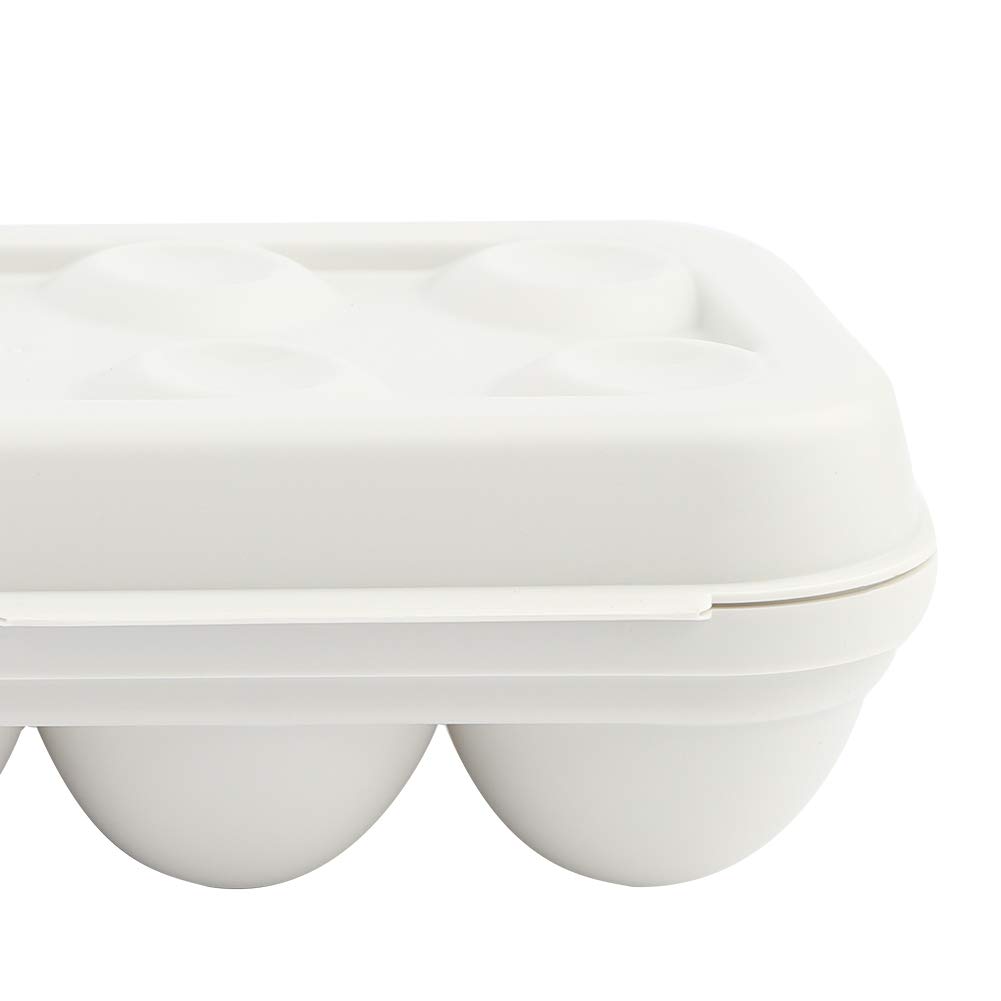 Egg Holders 12 Grids Kitchen Egg Holder For Refrigerator Plastic Egg Storage Container Fridge Egg Organizer Egg Holder Refrigerator Egg Trays Reusable Egg Container Egg Carton Egg Case