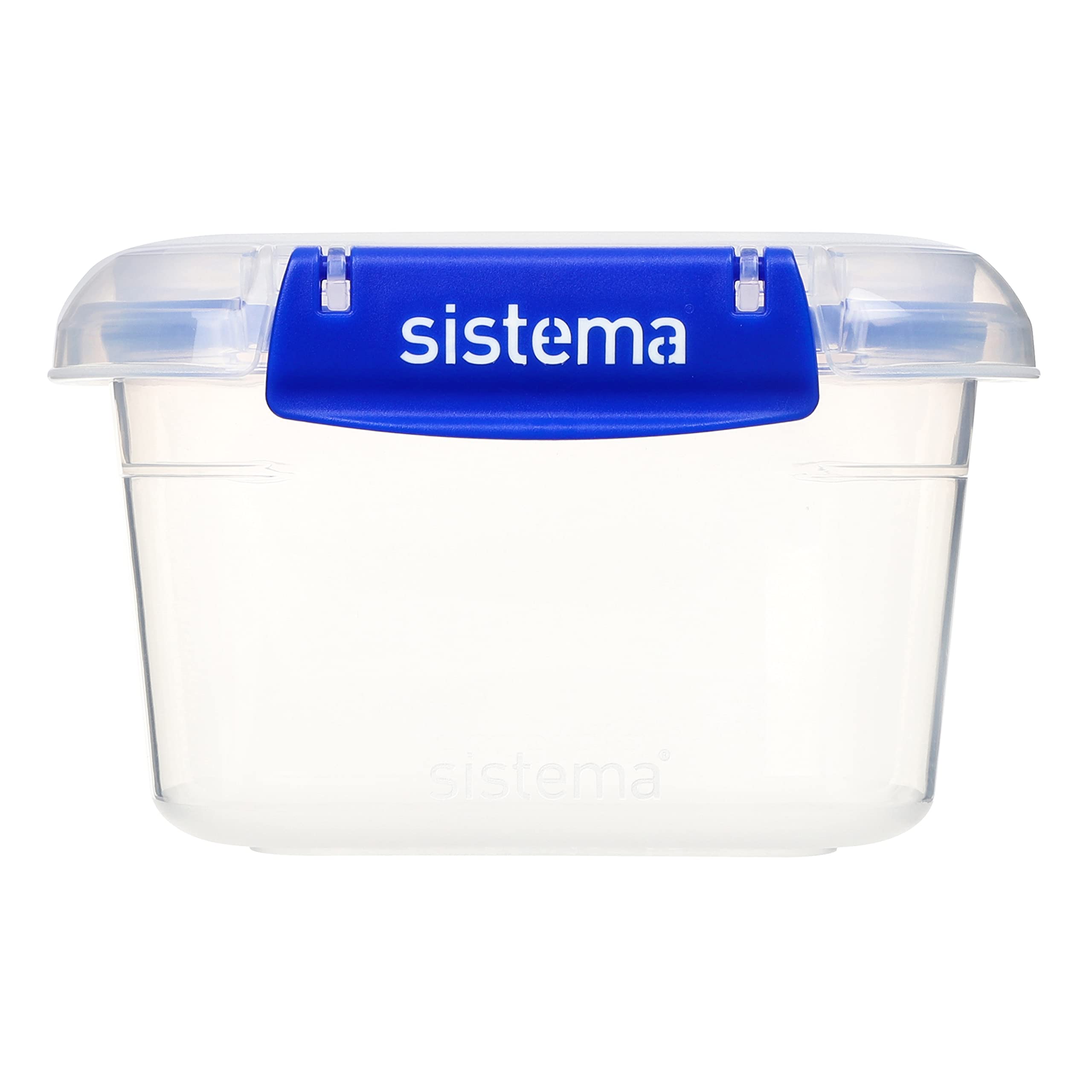Sistema KLIP IT PLUS Food Storage Containers, 400 ml, 3 Piece Airtight Containers Set, Leak-Proof Seal, Easy Locking Clips, Recyclable with TerraCycle, BPA-Free