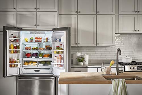 Spectrum Hexa in-Fridge Large Refrigerator Organizer Bin for Storage and Organization of Fruit Vegetables Produce and More, 8.5 x 4 x 4.25
