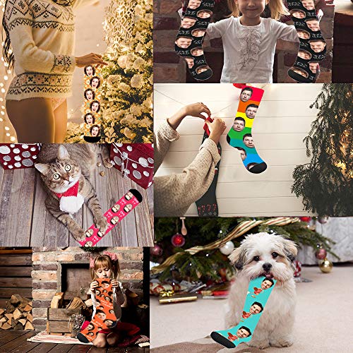 Custom Face Socks,Personalized Photo Socks,Upload Family Face on Socks for Men,Women