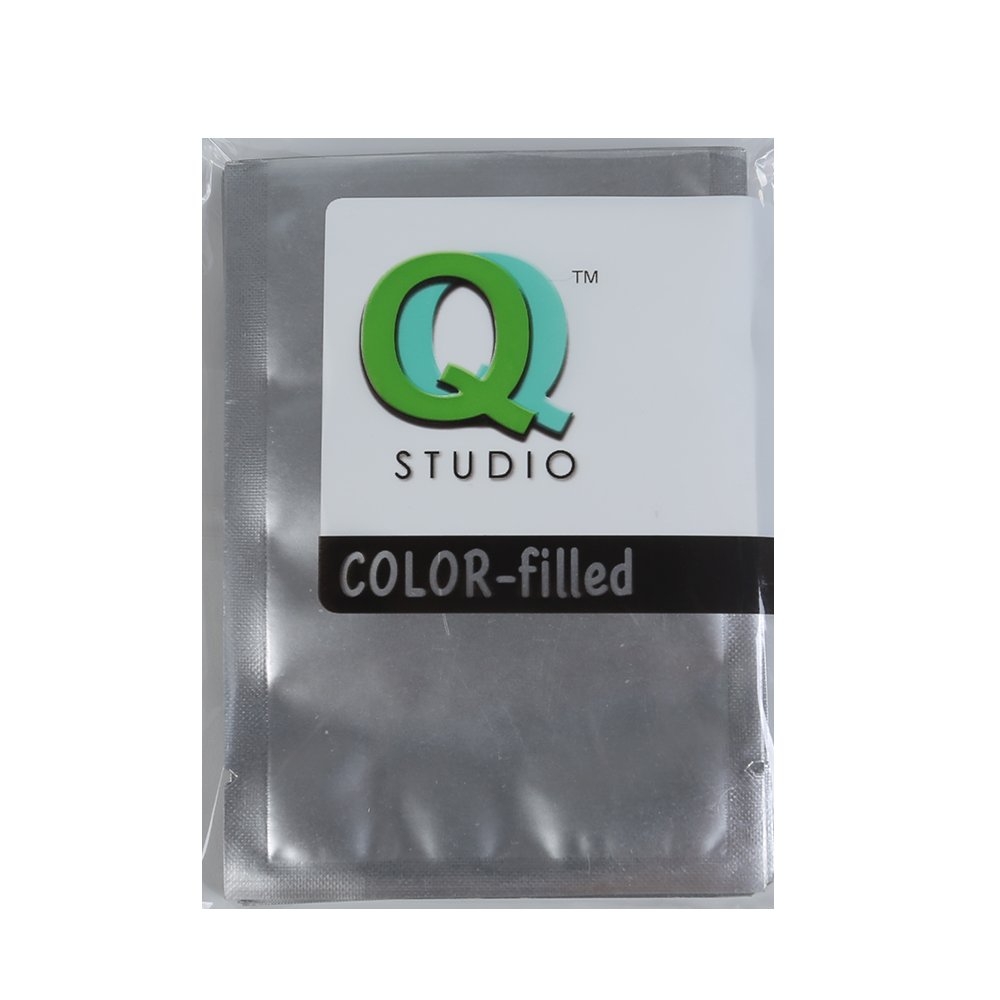 100 Premium Colored Mylar Foil Heat Sealable Bags w/Tear Notches 8x12cm (3.1x4.7") (Silver)