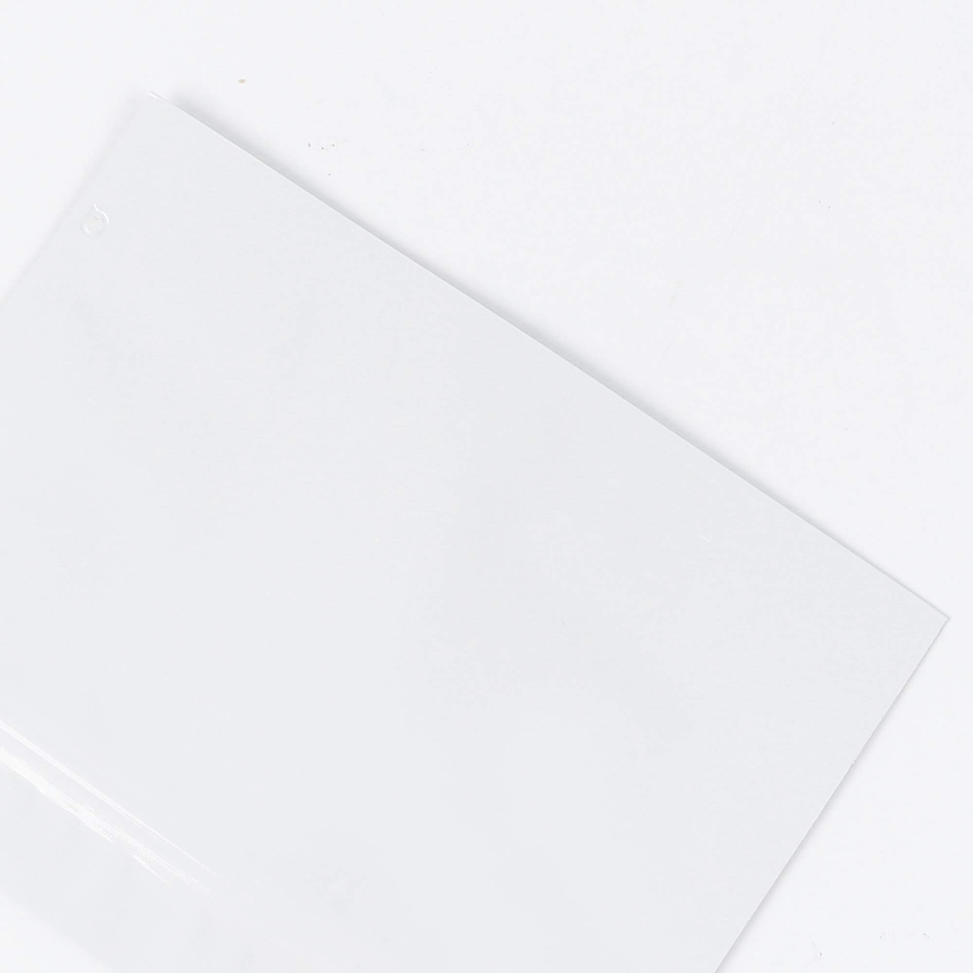 QQ Studio 100 Food Safe Glossy Horizontal Stand Up QuickQlick™ Bags With Zipper Seal for Food and Snacks (White, 17x13cm (6.7x5.1"))