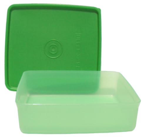 Tupperware Square Away Sandwich Keeper in Blue Green