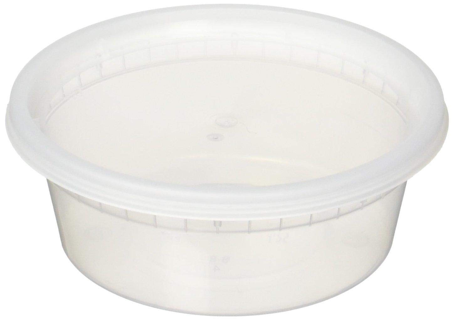 Reditainer Extreme Freeze Deli Food Containers with Lids, 8-Ounce, 40-Pack