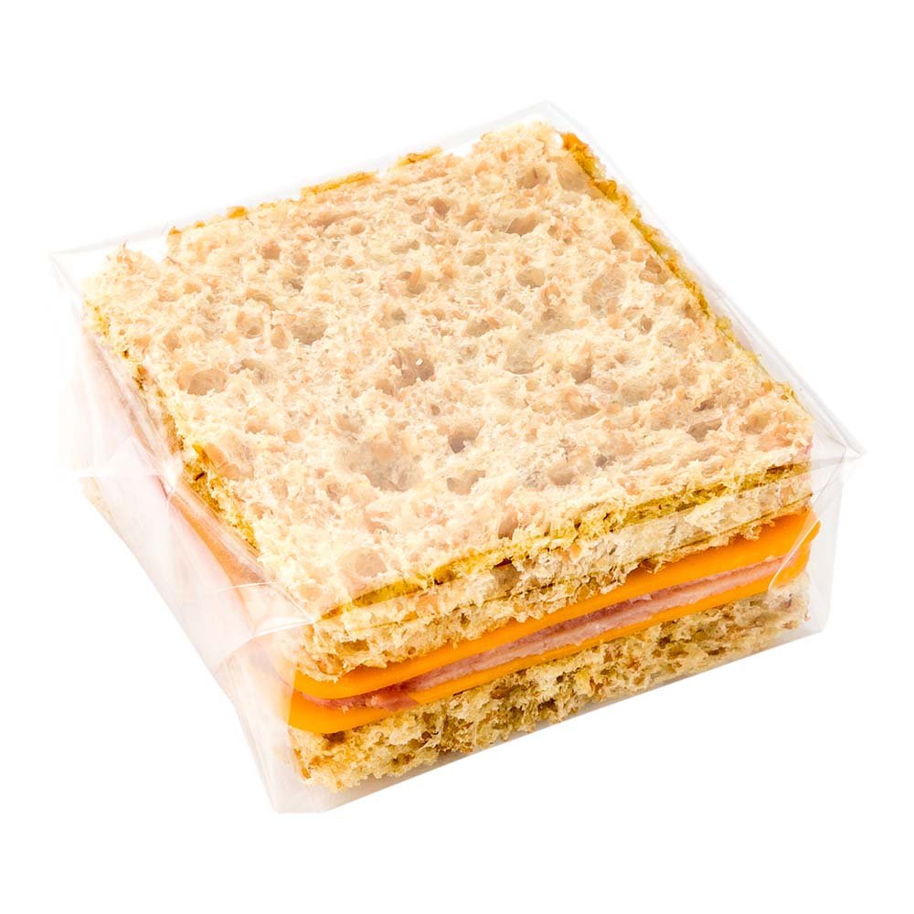 Restaurantware 7 Inch Plastic Food Wraps, 100 Pre-Cut Plastic Food Sheets - High Clarity, Heat Sealable, Clear Plastic Food Wrapping Plastic, Puncture-Resistant, For Sandwiches Or Snacks