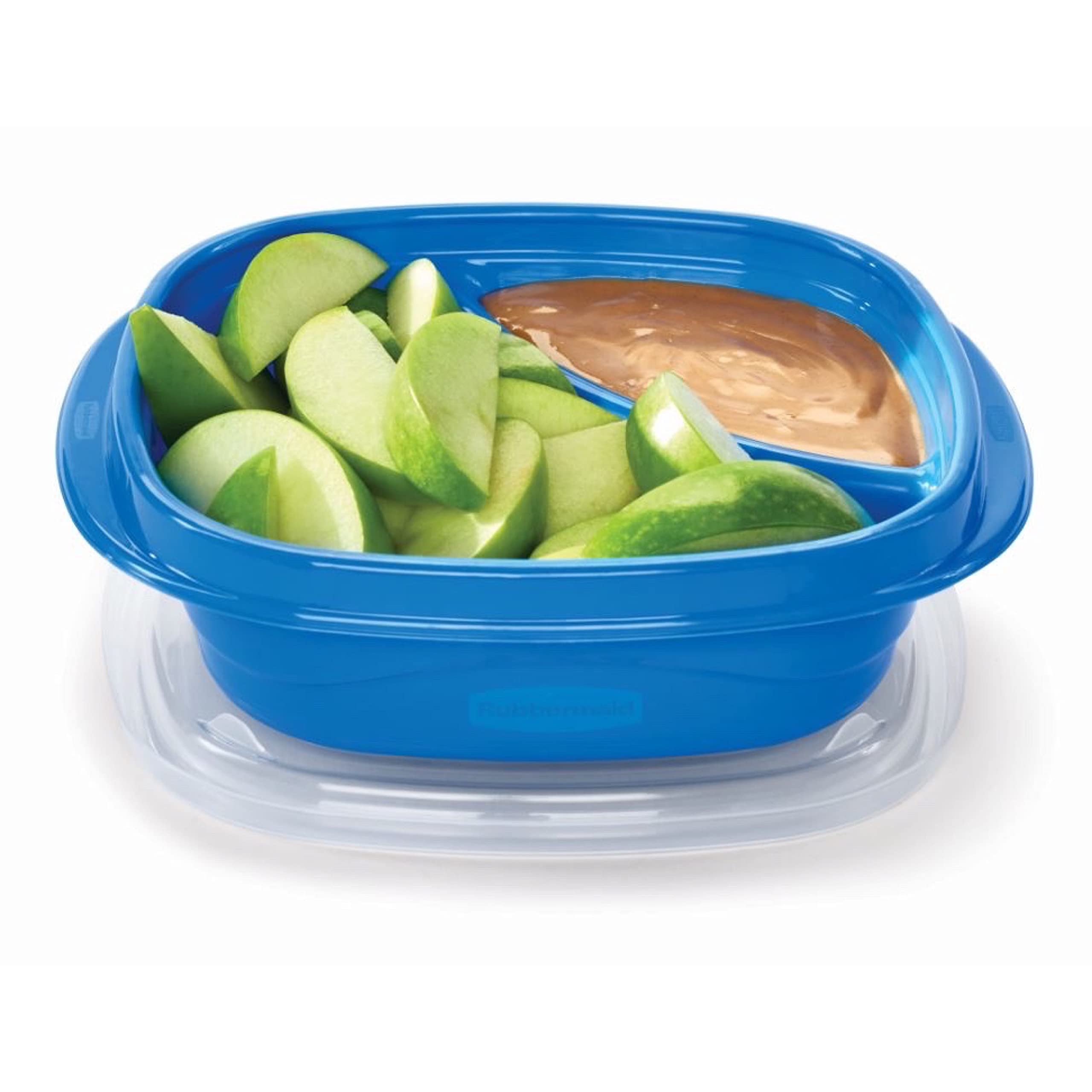 Rubbermaid 2115745 TakeAlongs Snack Food Storage OS 2.35C 3PK with Split