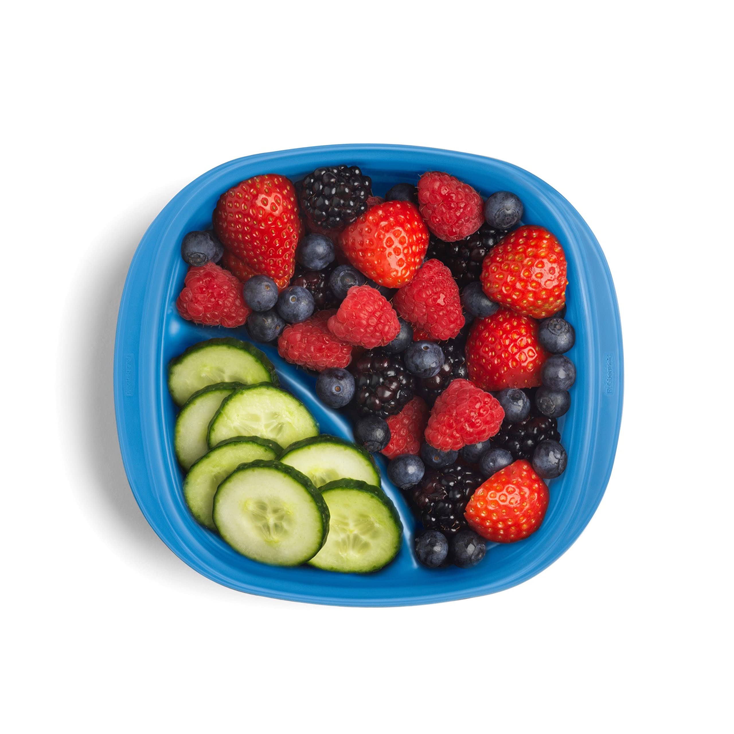 Rubbermaid 2115745 TakeAlongs Snack Food Storage OS 2.35C 3PK with Split