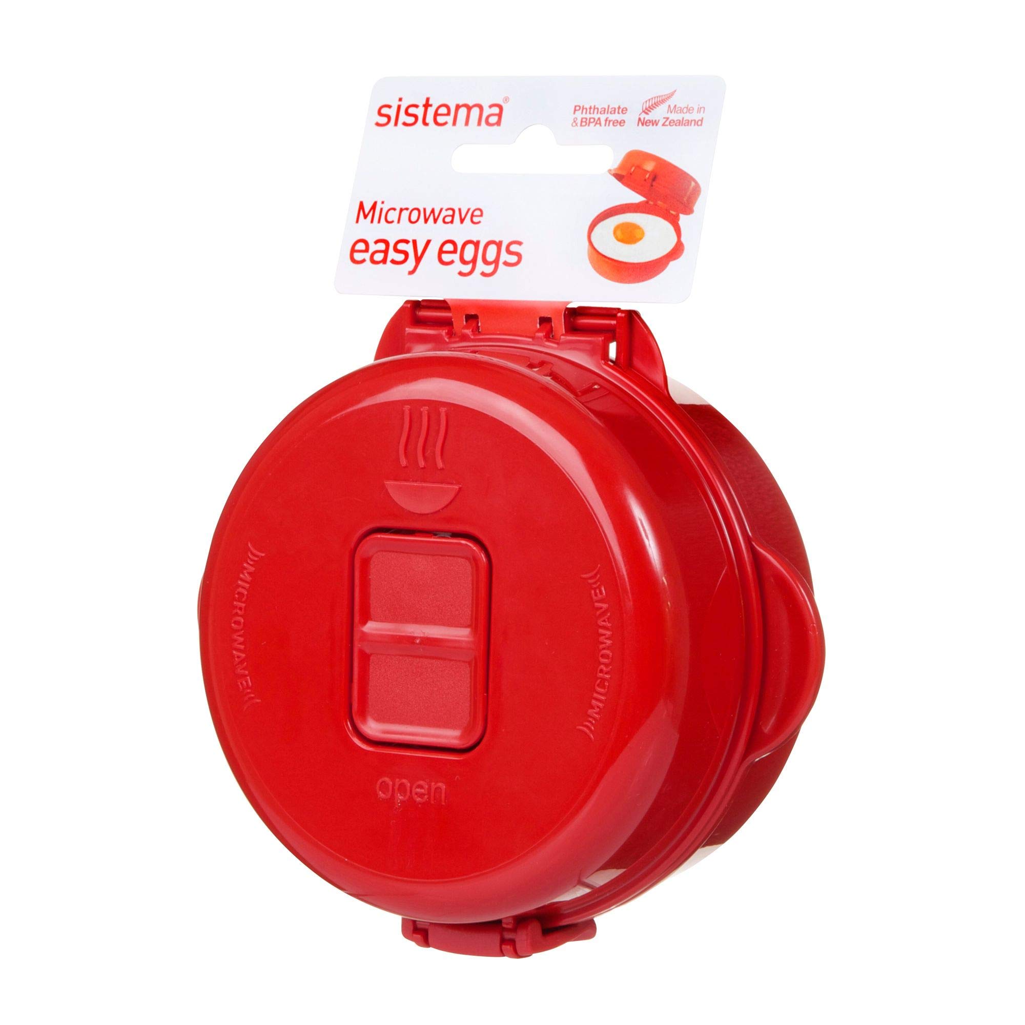 Sistema Red Polypropylene 'Easy Eggs' Microwave Dish
